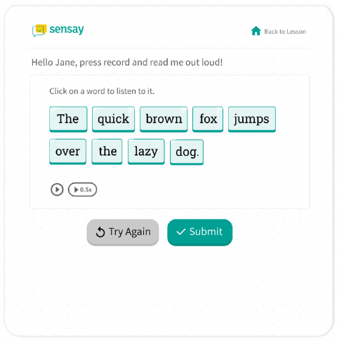 Home - Sensay | EdTech for Students to Practice Speaking English
