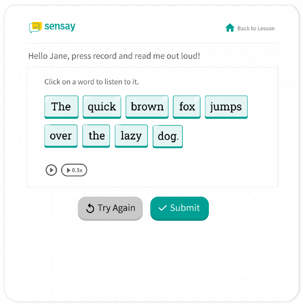 Home - Sensay | EdTech for Students to Practice Speaking English